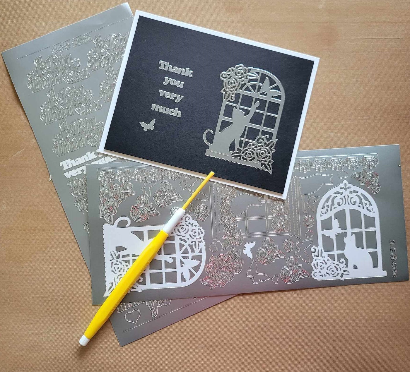 Paper Crafting with Stamp On It