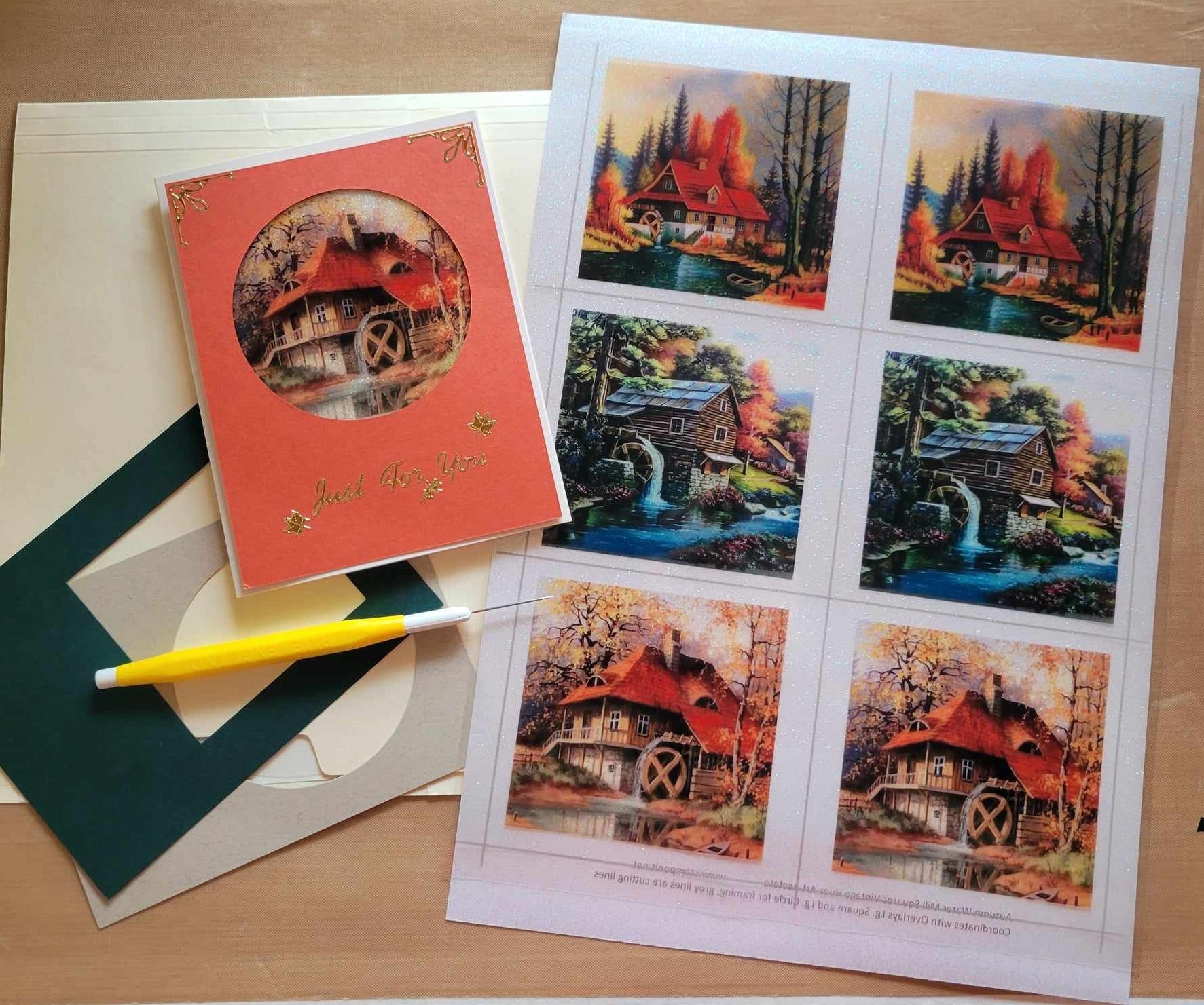 Paper Crafting with Stamp On It