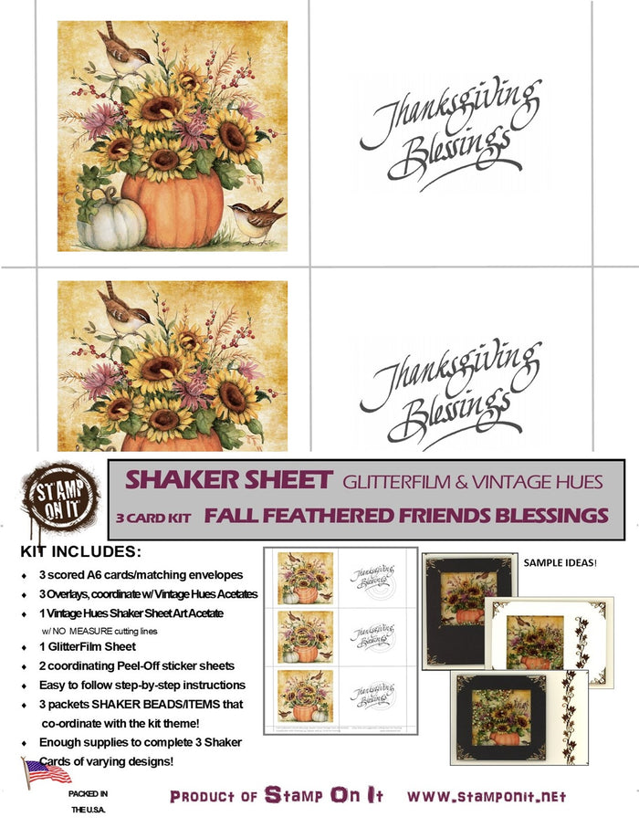 Shaker Card Products – Paper Crafting with STAMP ON IT