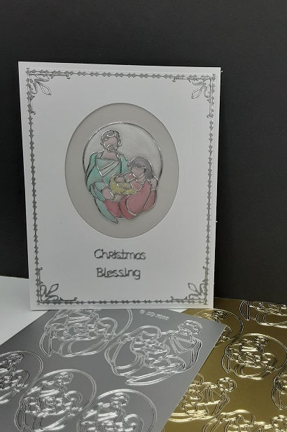 Mary, Joseph, and Jesus Outline Sticker DD7016 – Paper Crafting with ...