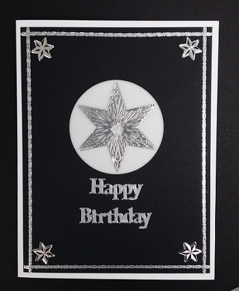 Sticker, Double Embossed Stars – Paper Crafting with STAMP ON IT