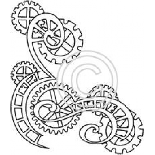 Steampunk Gears Drawing