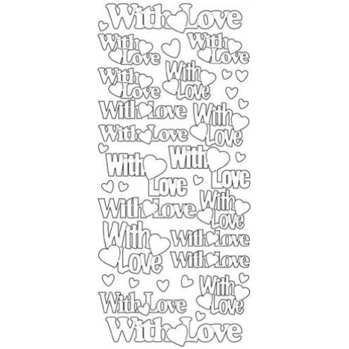 Outline Style Stickers(Peel-Offs) individual sheets (4x9) – Paper ...